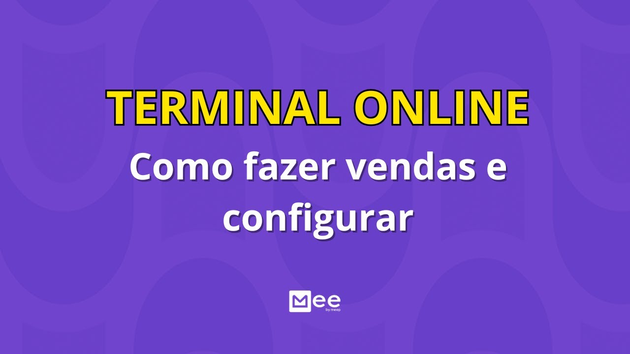 COMO USAR O TERMINAL DE VENDAS ONLINE - YouTube