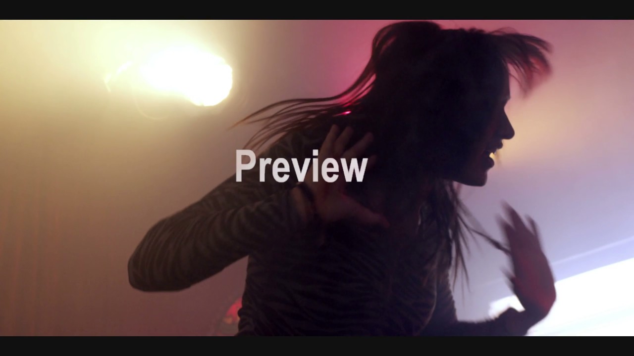 young woman hip hop dancing in slow motion with hair movement GyVGpBfO ...
