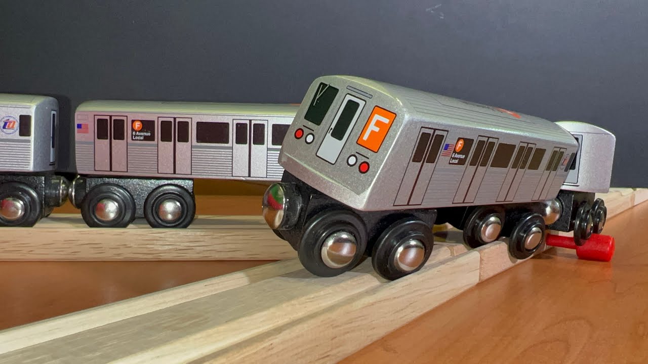 Munipals MTA R40 Slant Train Gone Wrong - Subway Mini Clip - YouTube