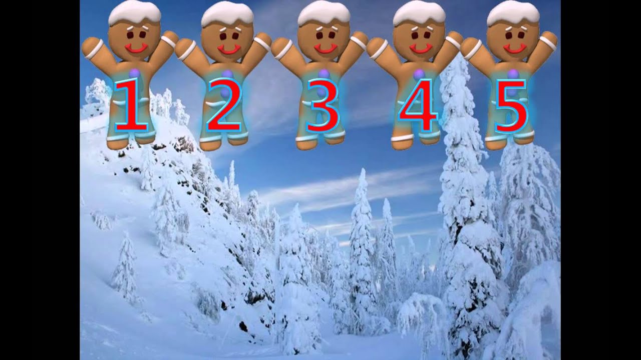 Counting 1 - 10 with Gingerbread Men - YouTube