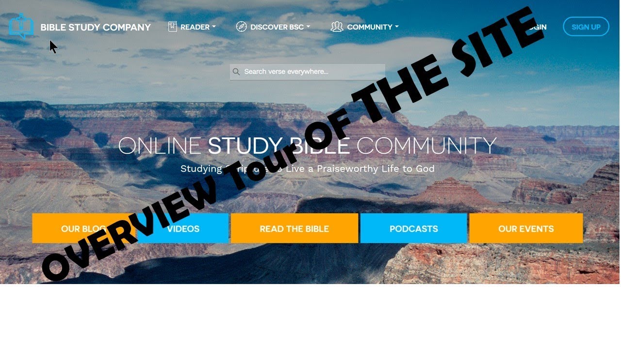 7-Overview tour of Bible Study Company Tools - YouTube