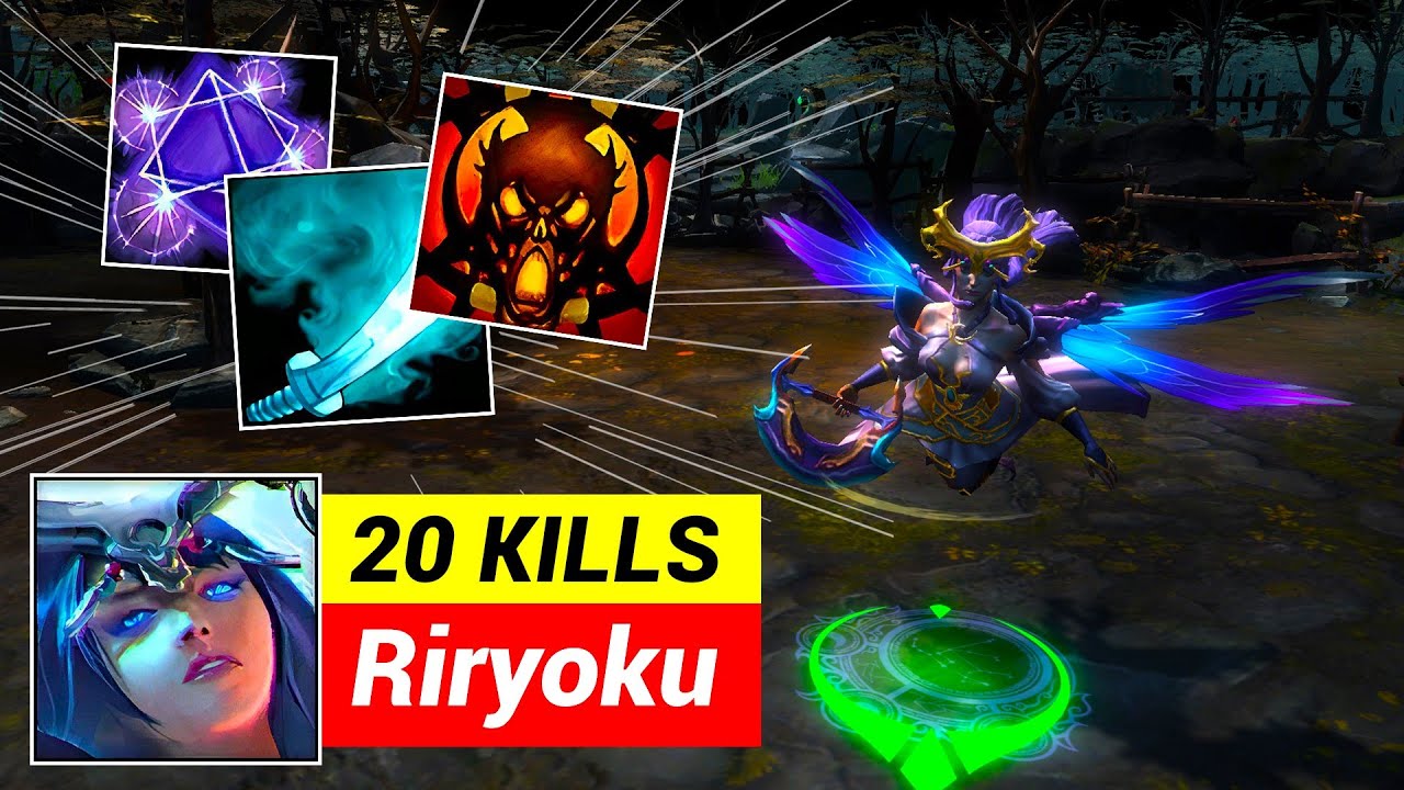 HoN Moon Queen Riryoku 1814 MMR MVP - YouTube