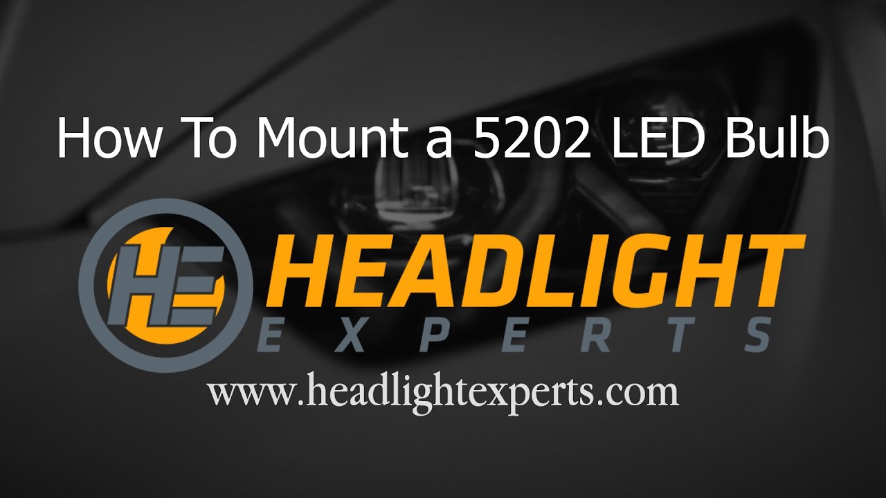 How To Mount a 5202 LED Bulb - YouTube