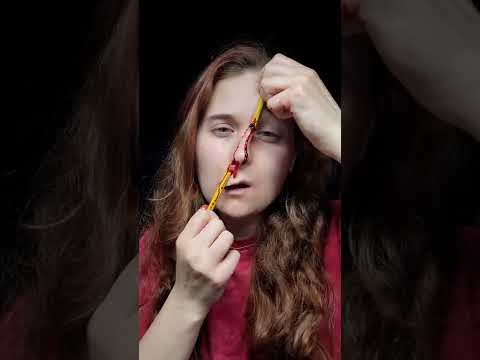 SFX pencil makeup removal 😌 #art #artist #makeup #sfx #makeupremoval #sfxmakeup