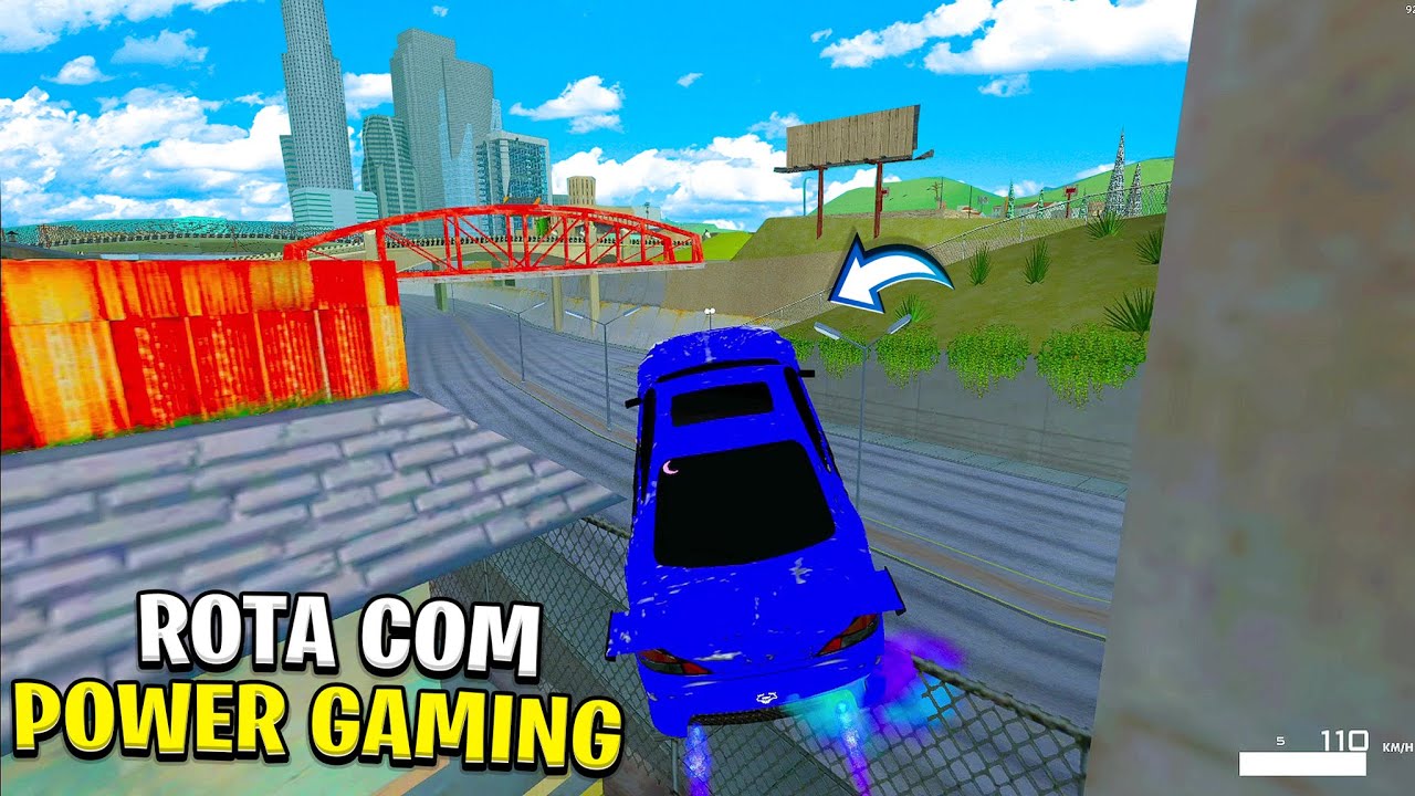 NOVA ROTA DE FUGA COM POWER GAMING PARA GTA SAMP - YouTube