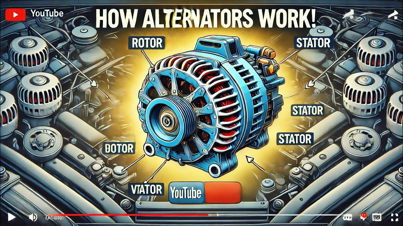 HOW ALTERNATOR'S WORK! AND HOW TO FIX THEM! - YouTube