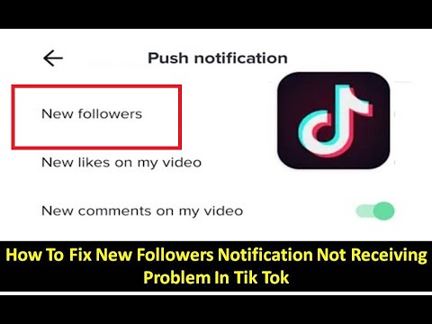 How To Fix New Followers Notification Not Receiving Problem In Tik Tok ...