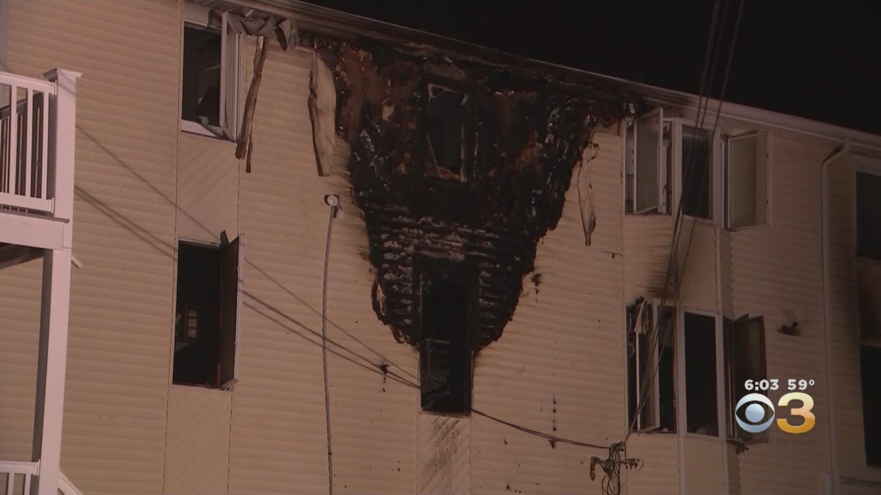 Crews In Stone Harbor Battle Overnight Fire At Harbor View Condos - YouTube