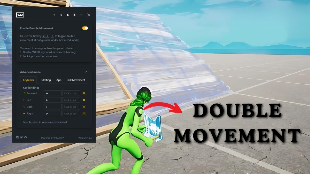 How to Use *DOUBLE MOVEMENT* in OG Fortnite - YouTube