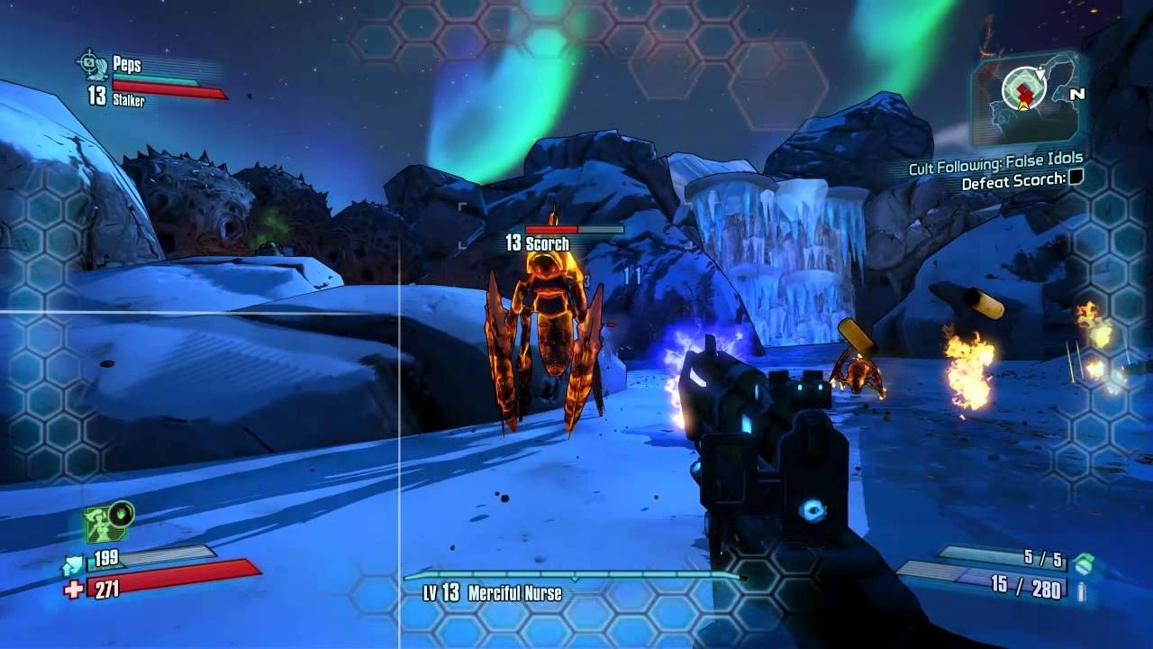 BORDERLANDS 2 - WHERE TO FIND 'SCORCH' THE BOSS - YouTube