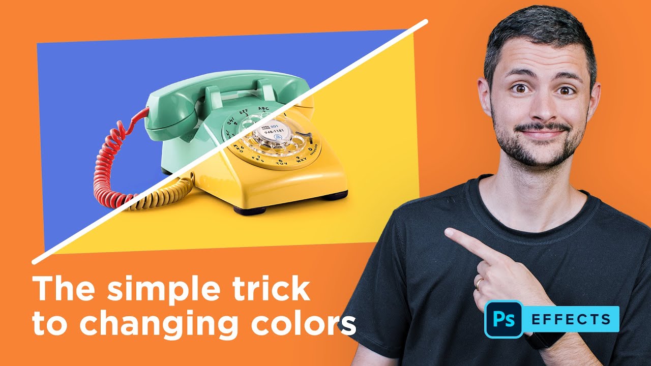 Easy Image Recoloring in Adobe Photoshop - YouTube