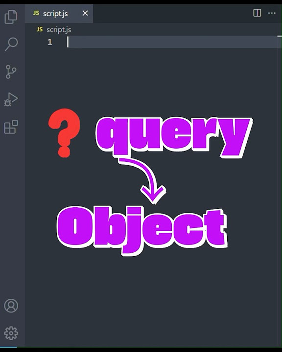 🔍 Convert URL Query to Object Instantly in JS! #coding #webdev #javascript #programming - YouTube