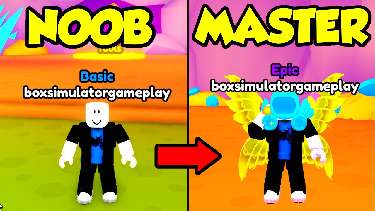 Noob To Master In Box Simulator Roblox - YouTube