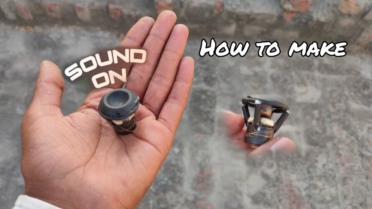 how to make mini speaker || subwoofer - YouTube