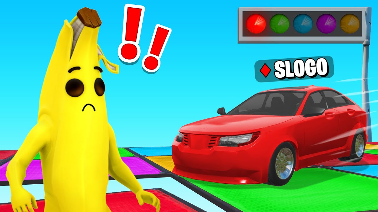 Dodge the 350 MPH Cars In COLOUR SWITCH! (Fortnite Funny Moments) - YouTube