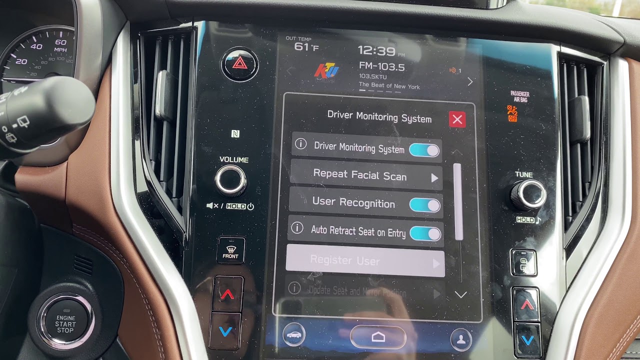 Setting up driver monitoring system on Subaru - YouTube