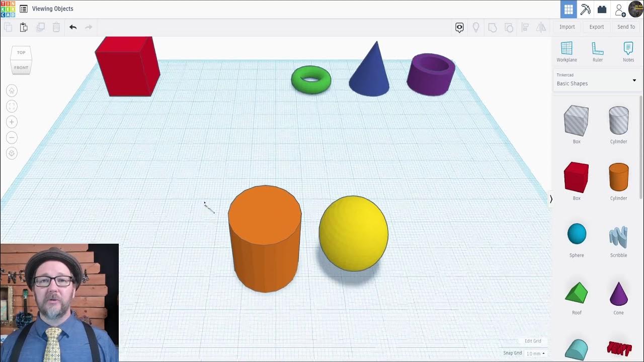 Tinkercad 101: Viewing Objects - YouTube