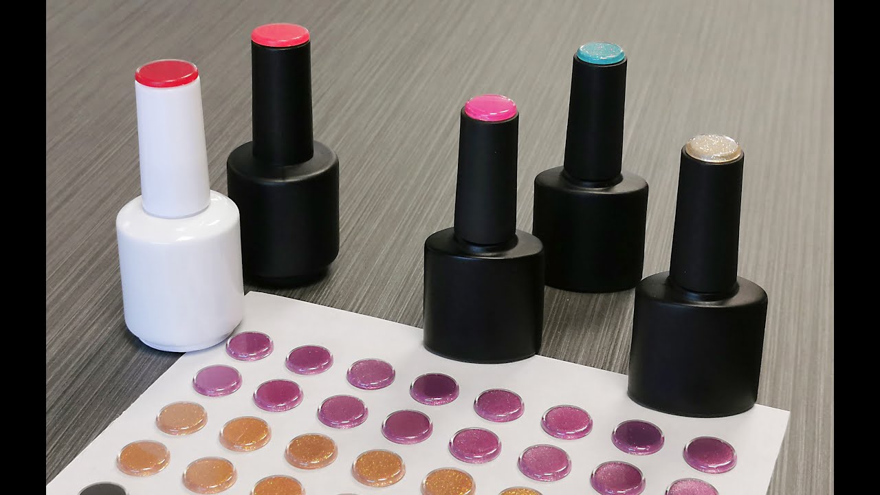 How to show gel colors on the bottle, ColorDisplay - YouTube