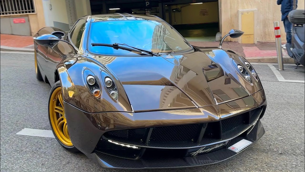 New PAGANI HUAYRA In Monaco! What Can You Say About The Color? # ...