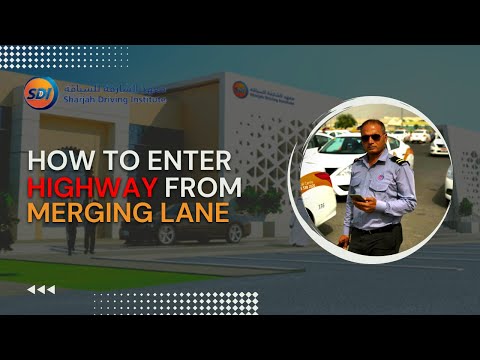 Merging lane] Entry on highway] reflex on highway] judgment of speed ...