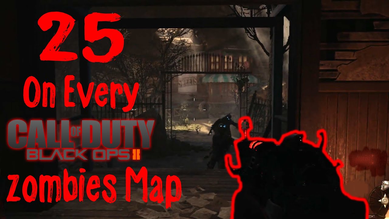 Getting To Round 25 in EVERY Black Ops 2 Zombies Map - YouTube