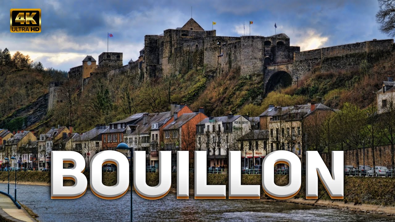 City and fortress of Bouillon. Ardennes Belgium. Outdoor Travel - YouTube