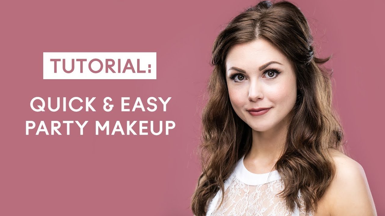 Quick & Easy Party Makeup Tutorial - YouTube