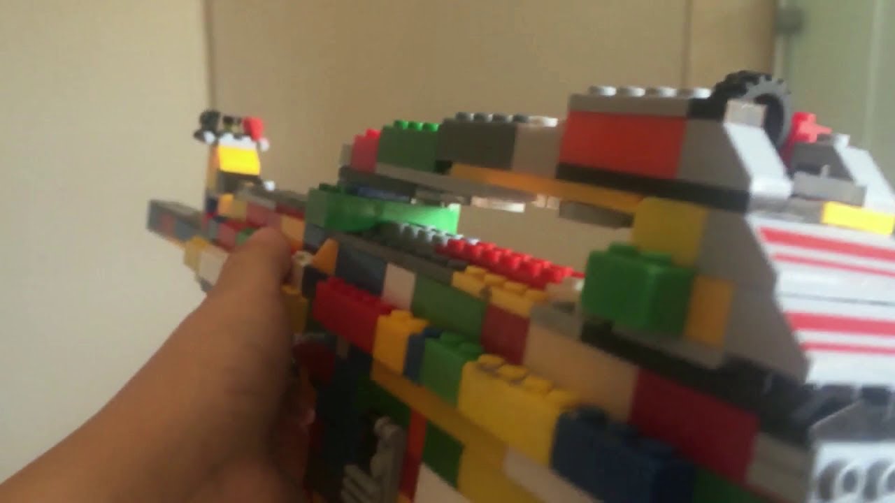 10 year old builds M4a1 Lego gun - YouTube