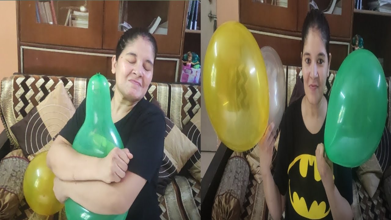 Blowing Balloon to PoP !! OVERINFLATING BALLOON - YouTube
