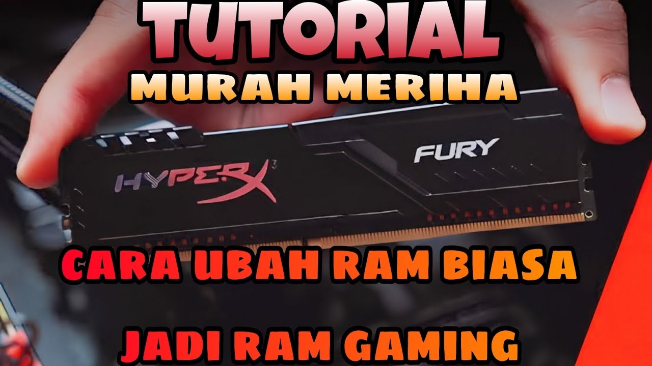 MURAH !! Ram biasa jadi Ram gaming!! Tutorial Pasang Heatsink Ram ...