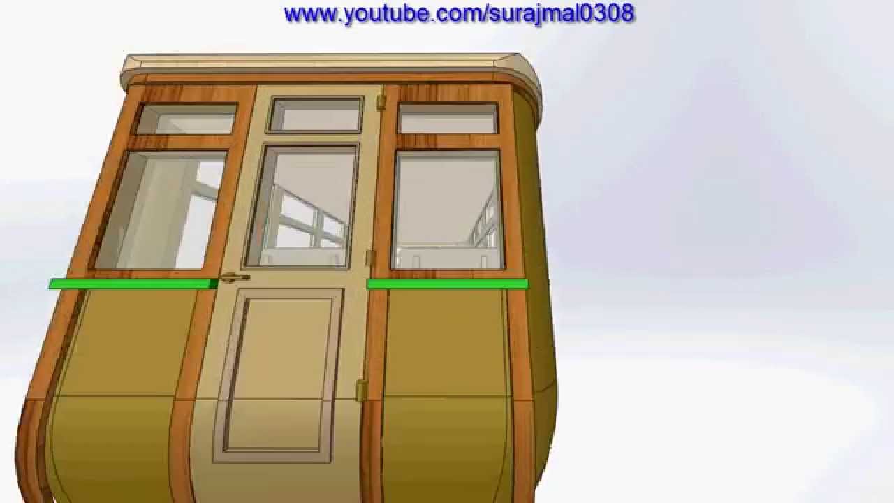 Walk-Through the RailCar in SolidWorks - YouTube