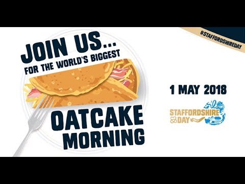 Staffordshire Day Oatcake Morning - YouTube