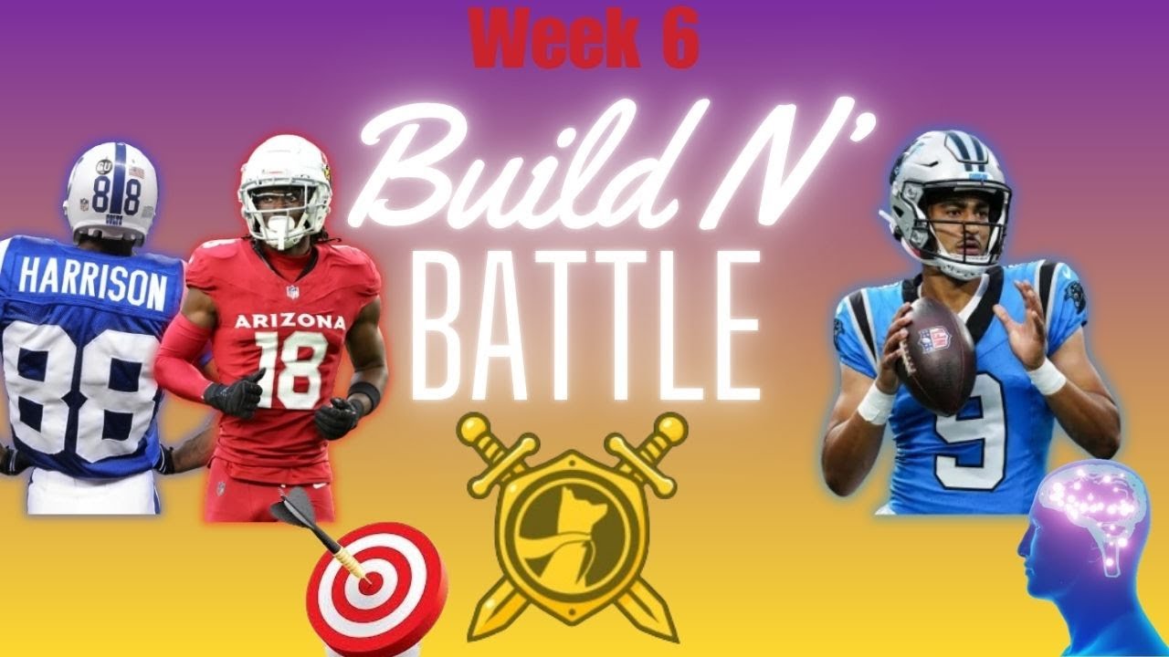 Build N' Battle Week 6 (Underdog Battle Royale/Dawg Bowl + Pick'ems ...