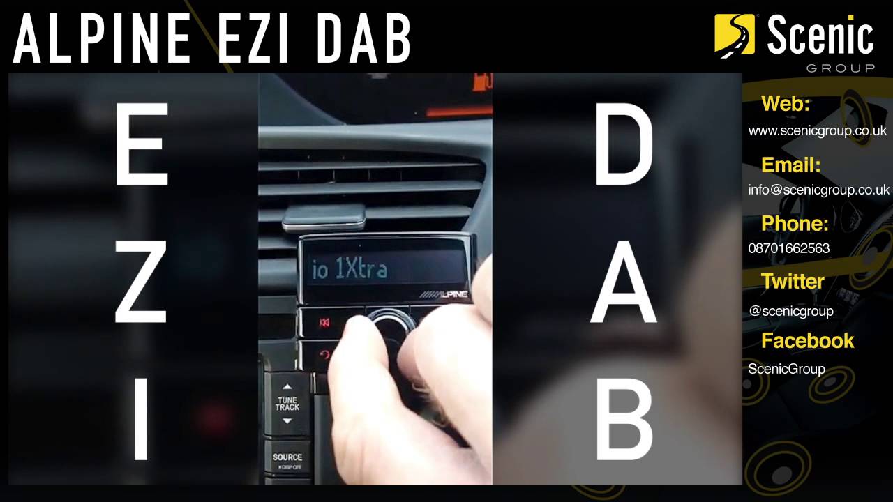 Scenic Group: Alpine EZi DAB - YouTube