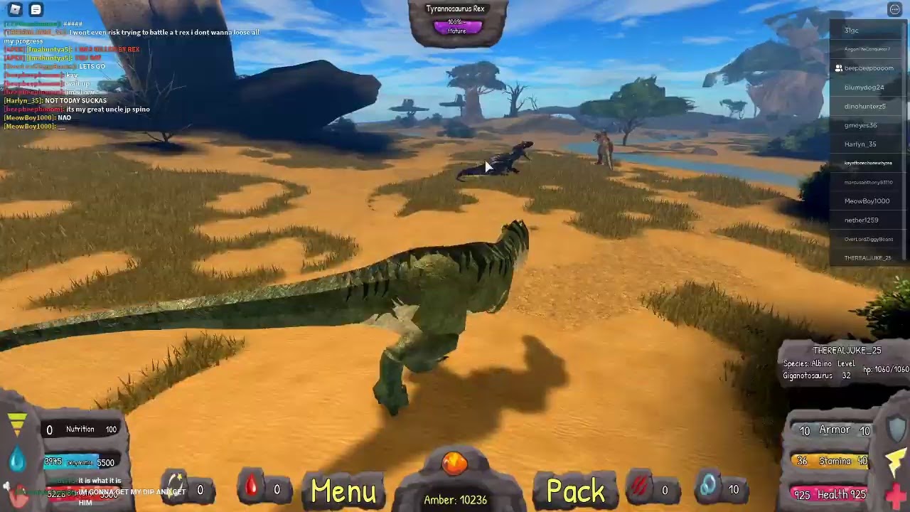 New Theri And Stego! Prior Extinction (Roblox) - YouTube