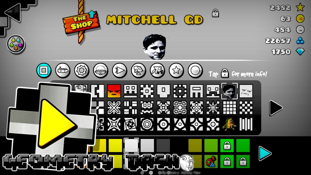 EPIC TEXTURE PACK MEMEDASH PARA GEOMETRY DASH 2.1 - YouTube