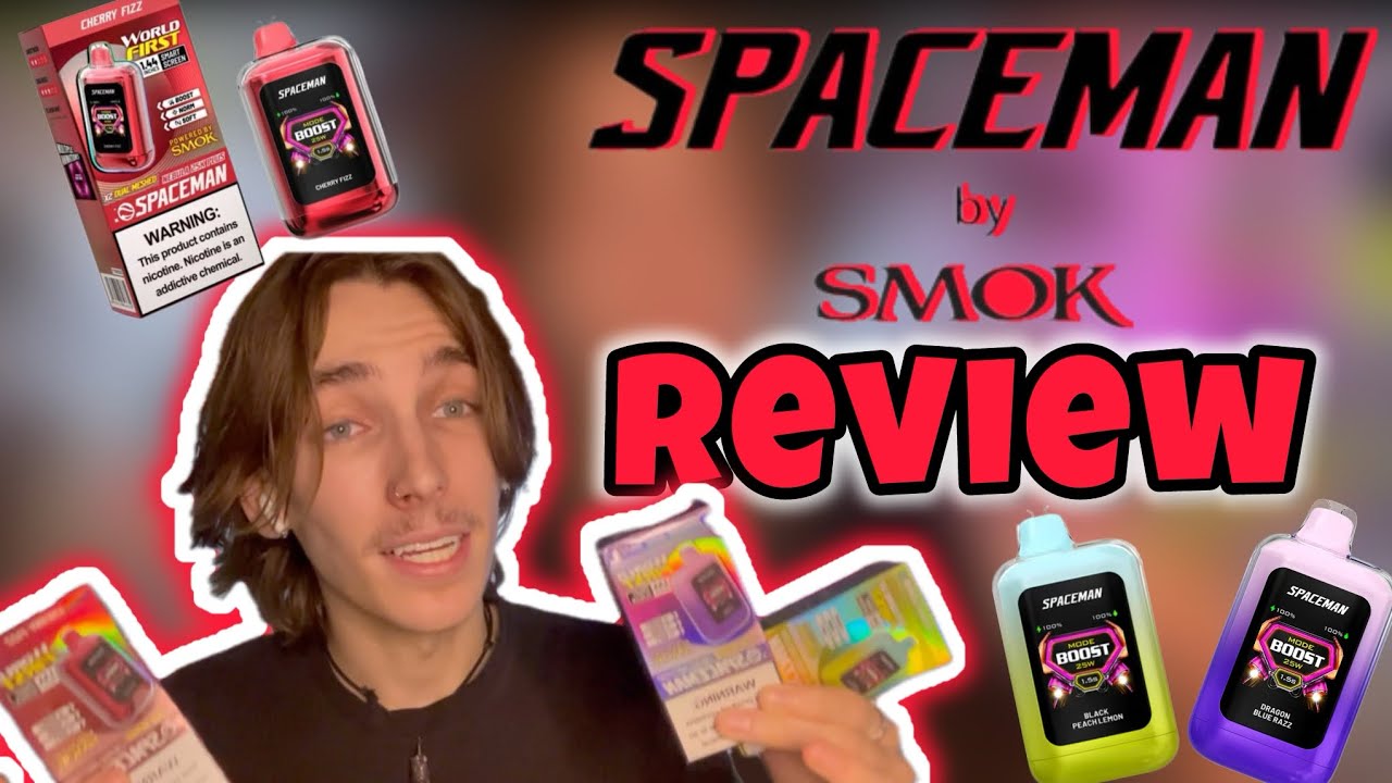 SPACEMAN Vape Review | Nebula 25K Plus - YouTube