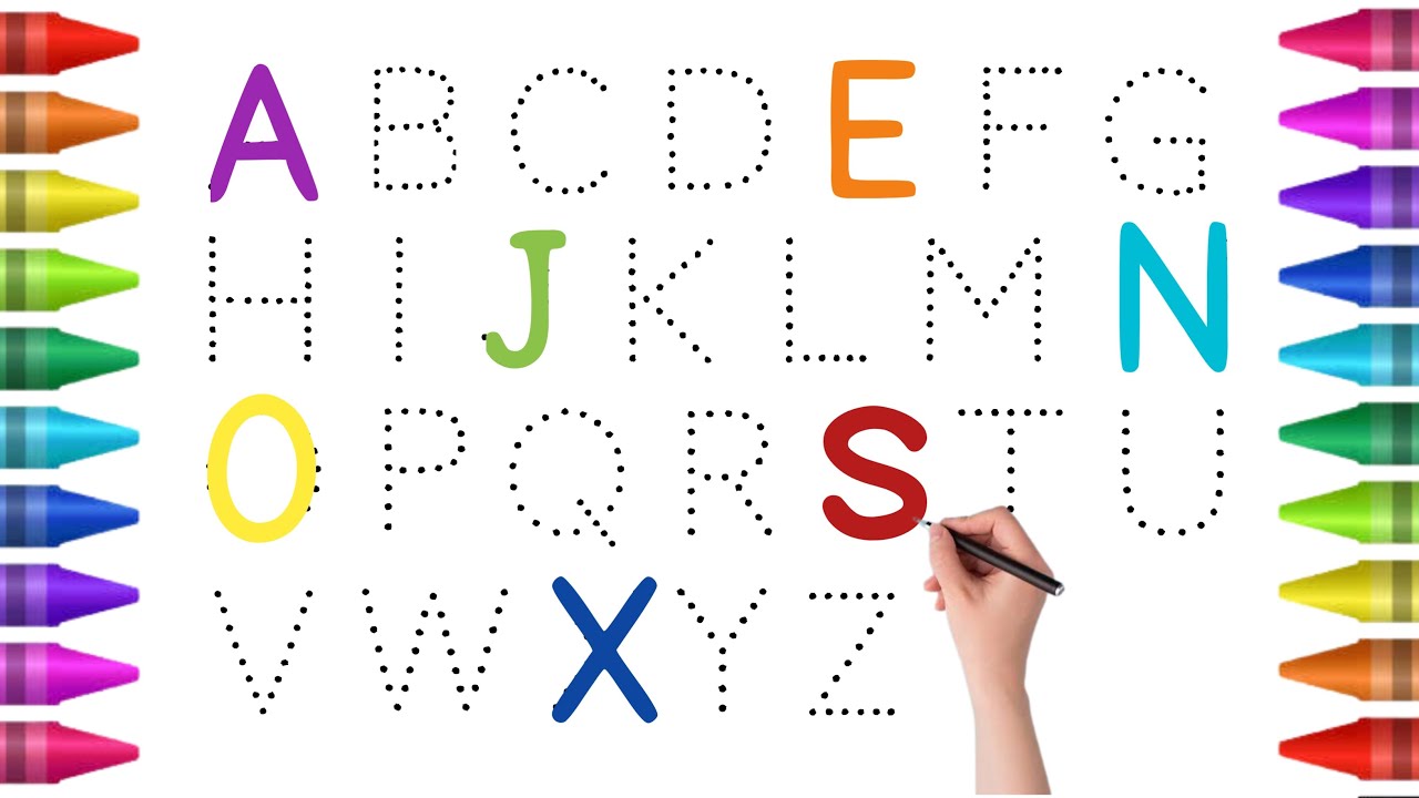 Kids abcd video | mother & daughter reading alphabet | learn to write ...