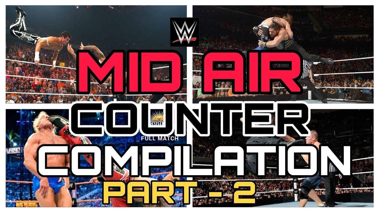 Wwe Mid Air Counter Compilation 2 - YouTube