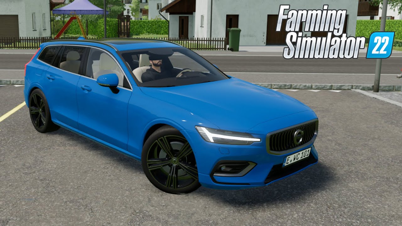 Volvo V60 2019 - Farming Simulator 2022 [FS 22 LS 22 Car Vehicle Mod] # ...