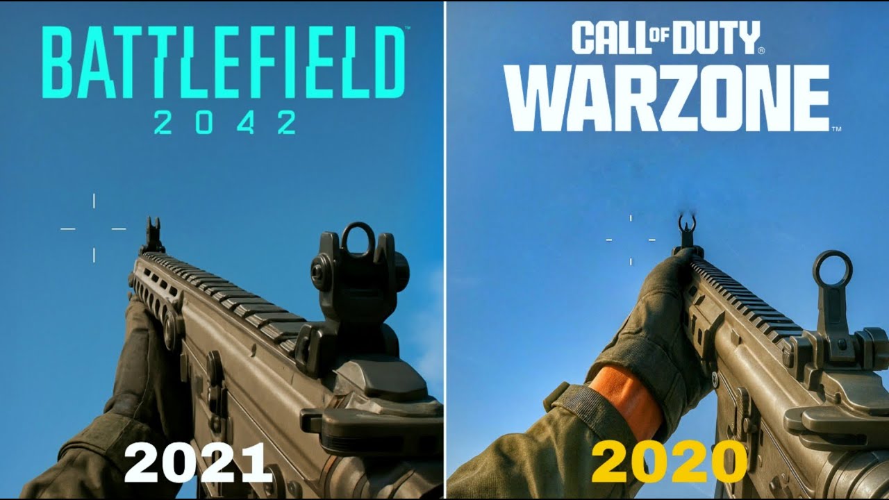 Battlefield 2042 vs Call of Duty Warzone - Physics and Details ...