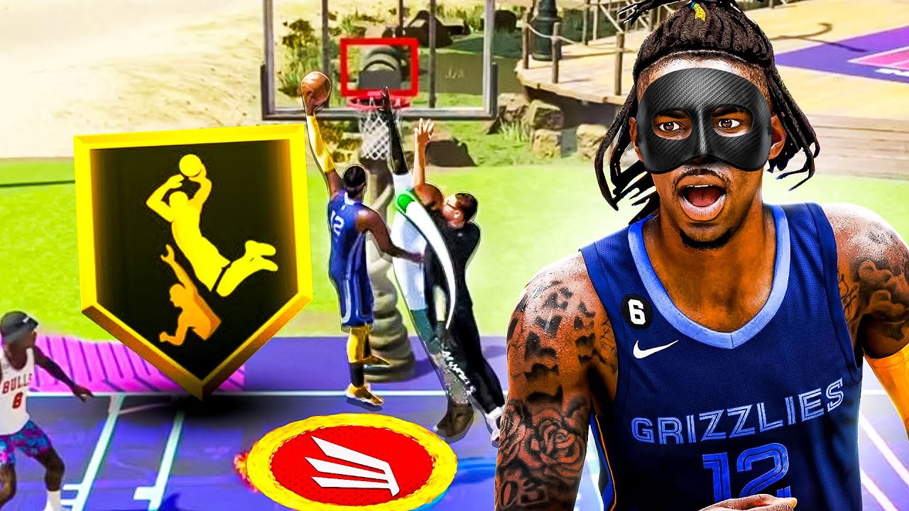 MASK JA MORANT SLASHER BUILD is a MENACE has PARK PLAYERS TERRIFIED in ...