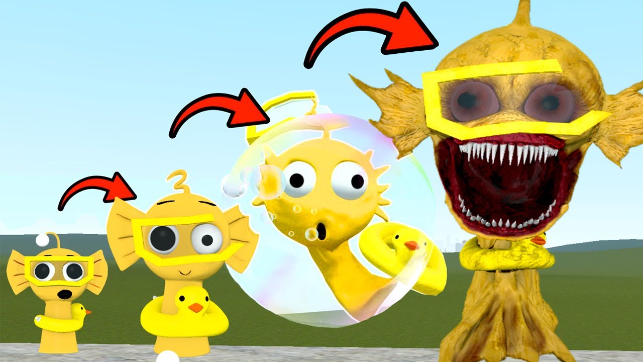 NEW EVOLUTION OF BAILEY SPRUNKI ALL PHASES In Garry's Mod! - YouTube