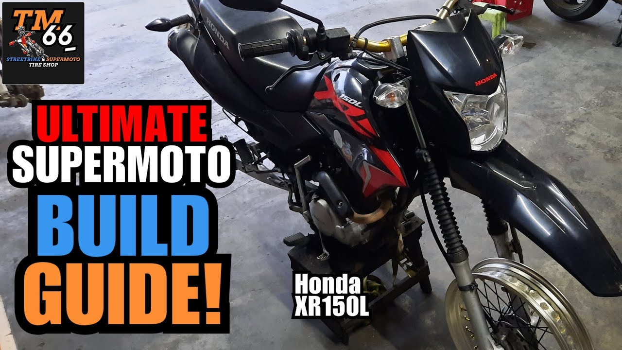 HONDA XR150L - Turning this humble dualsport into a SUPERMOTO!! Tires ...
