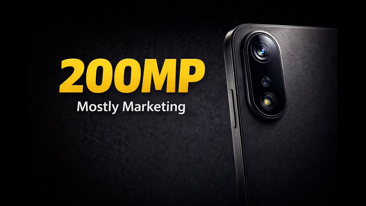 Why 200MP Smartphone Cameras Are Mostly Marketing - YouTube