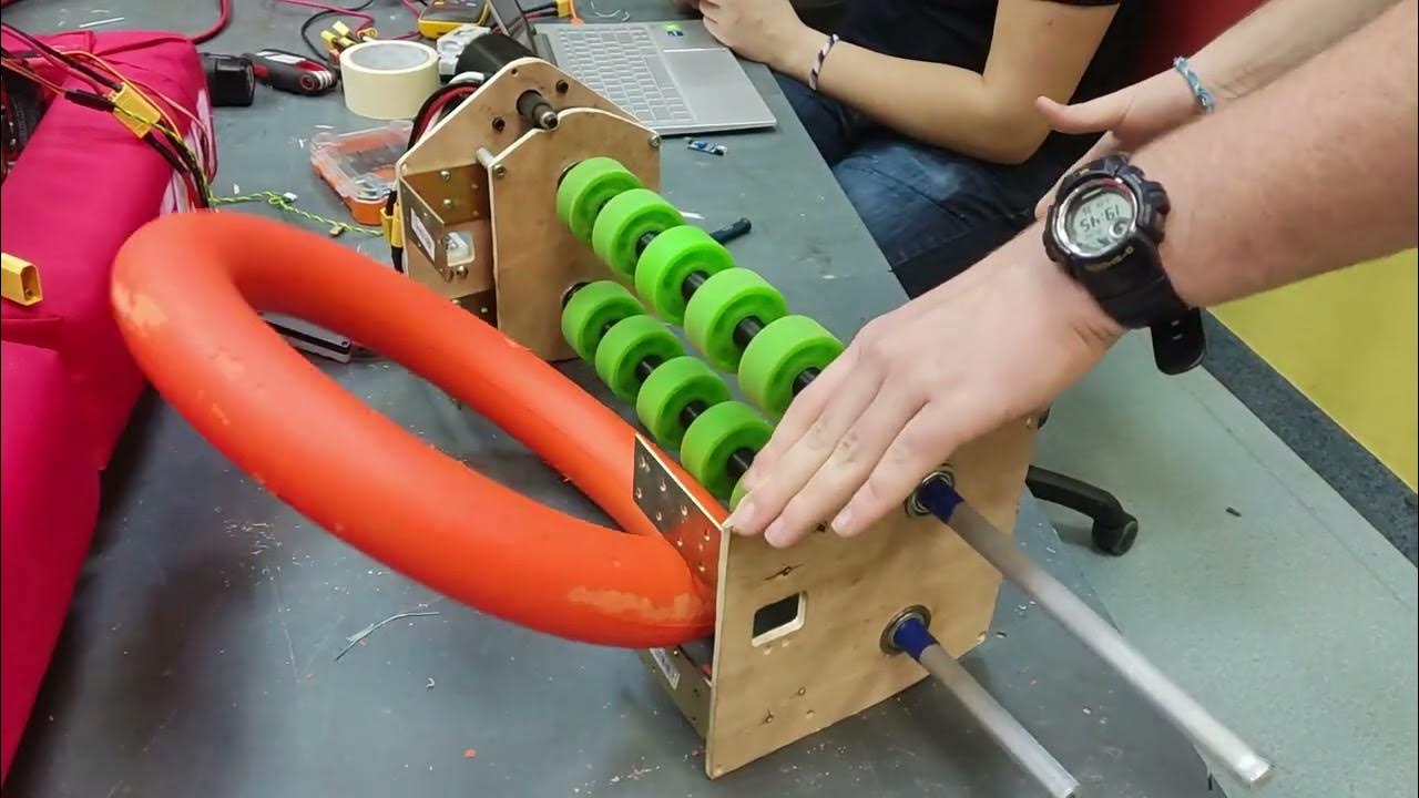 FRC 5987 Amp/Trap Prototype 3 No Backstop 14/01 - YouTube