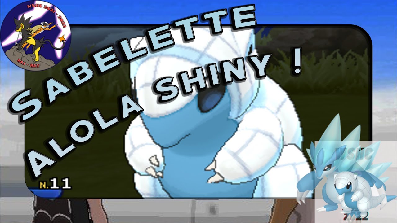 [LIVE][WSHC#20] Shiny Alolan Sandshrew/ Sabelette d'Alola Shiny après ...