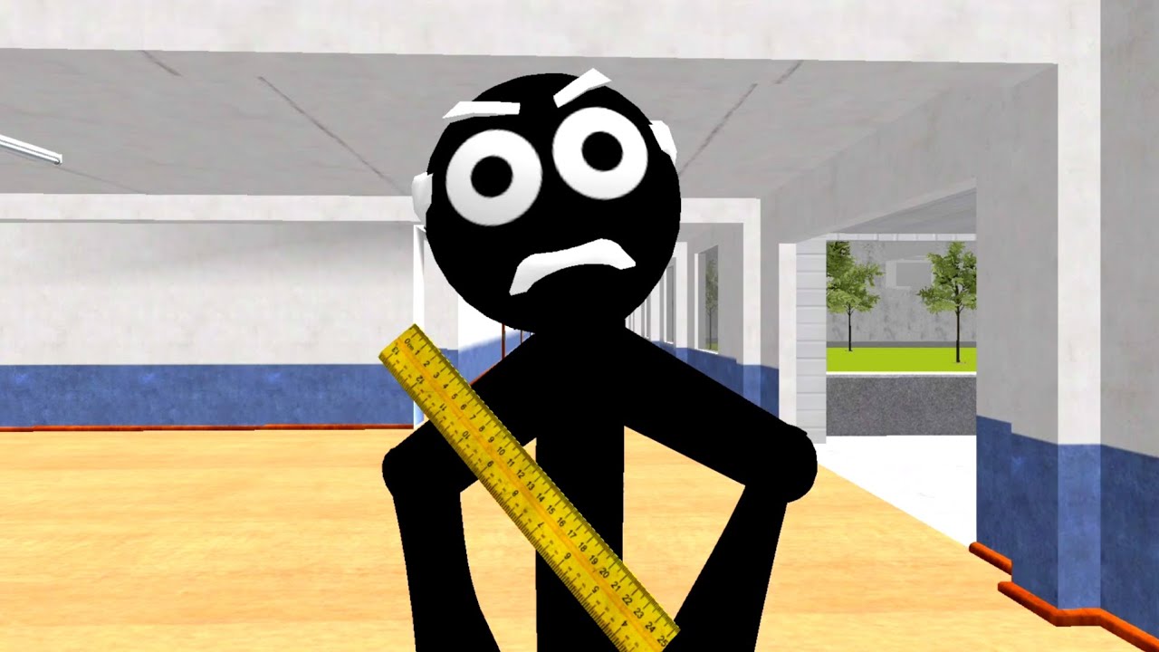 Stickman school neighbor full game - YouTube