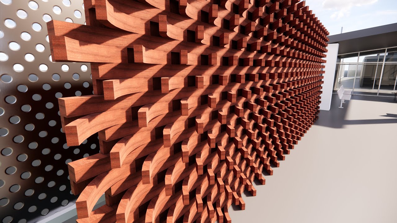 Wall holder facade design in revit - YouTube