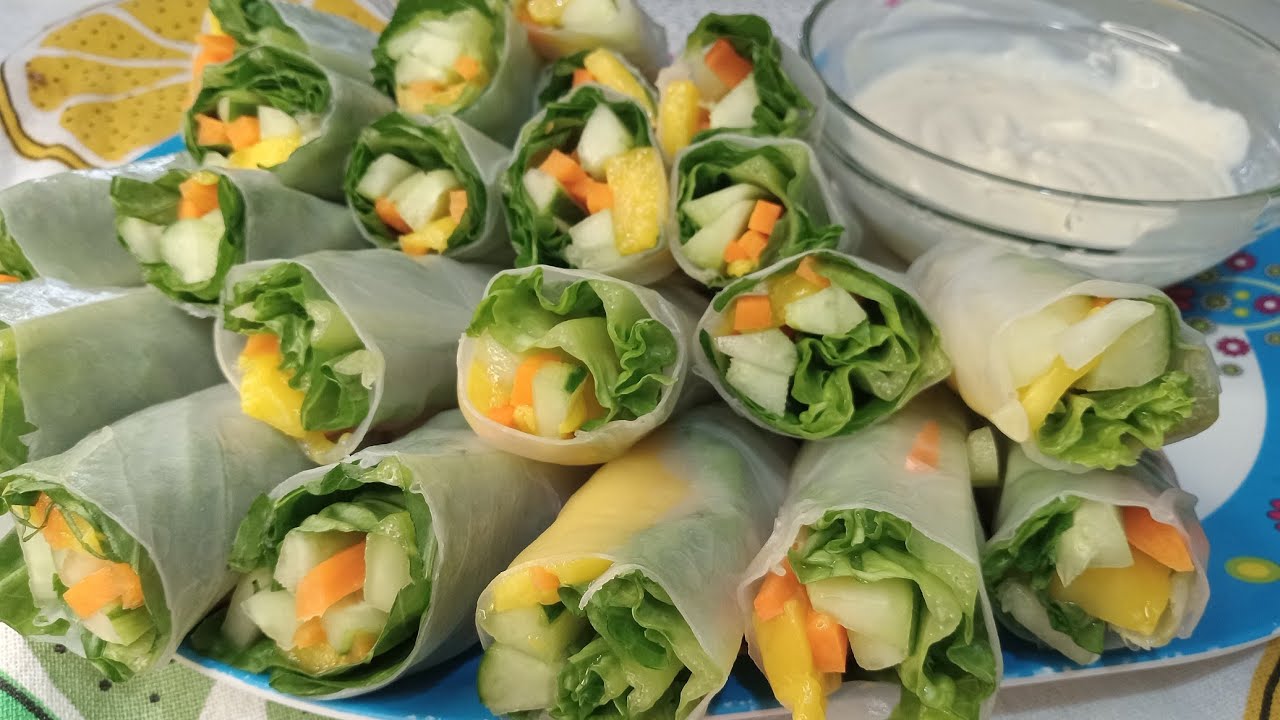 Healthy Kani Rolls Salad - YouTube